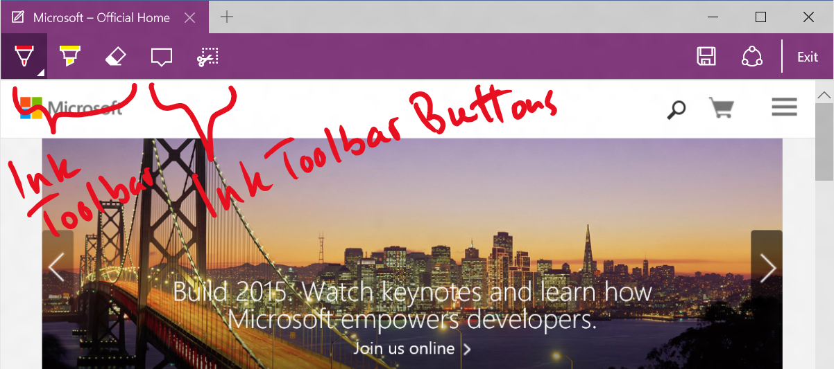Ink Toolbar control for Universal Windows apps - Visual Studio Marketplace